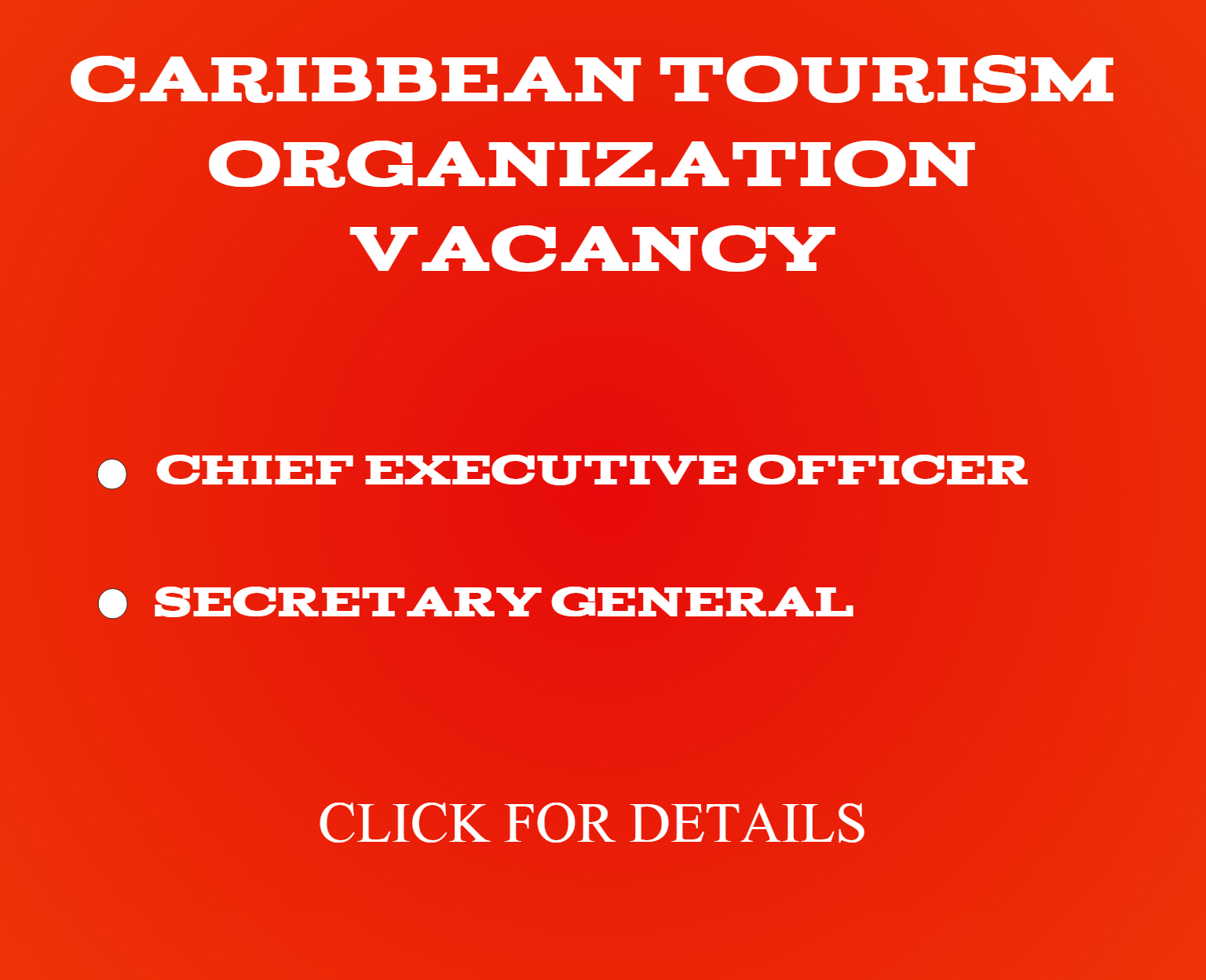 NOTICE: JOB VACANCIES - Antigua News Room