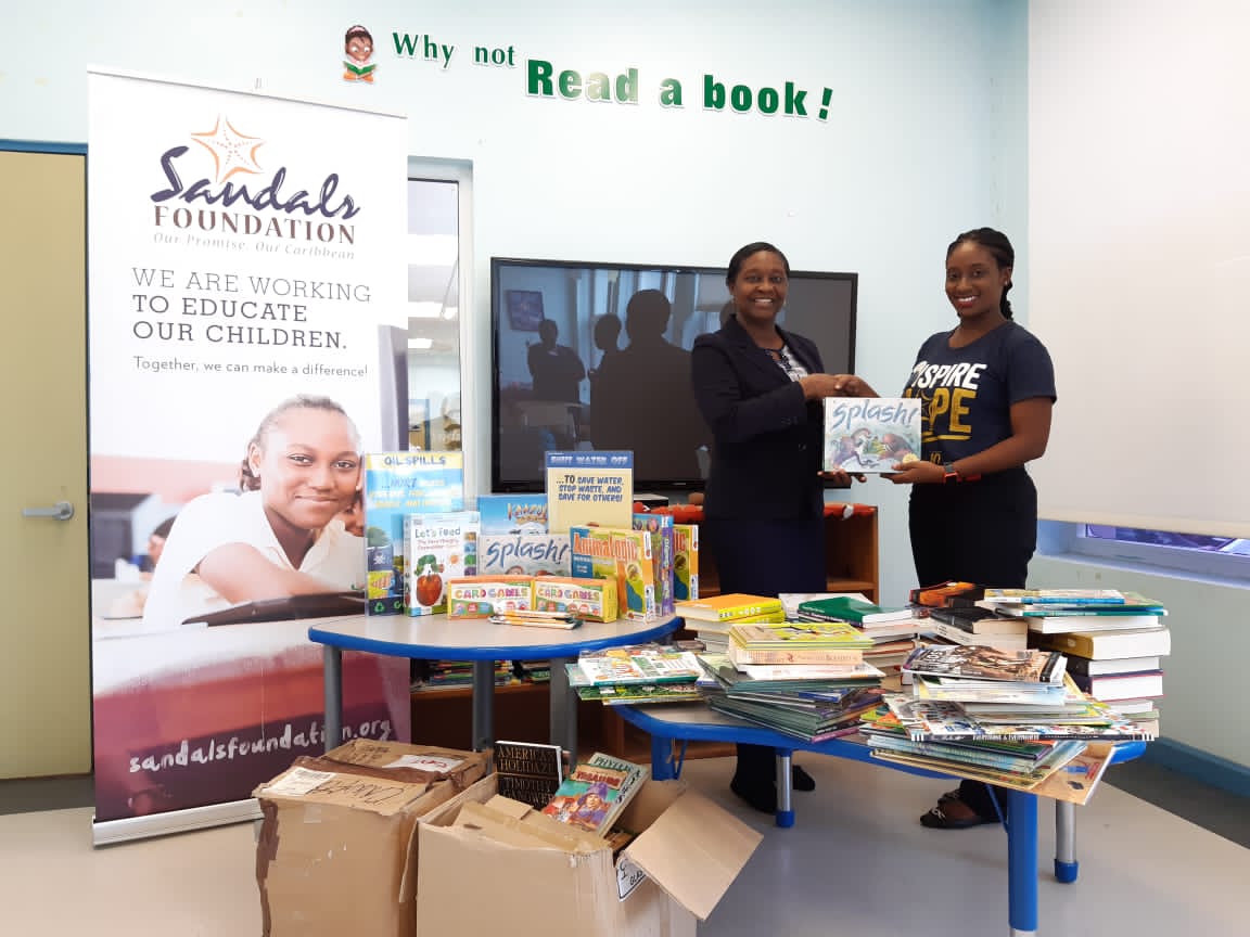 Sandals Foundation Donates to the National Public Library - Antigua ...