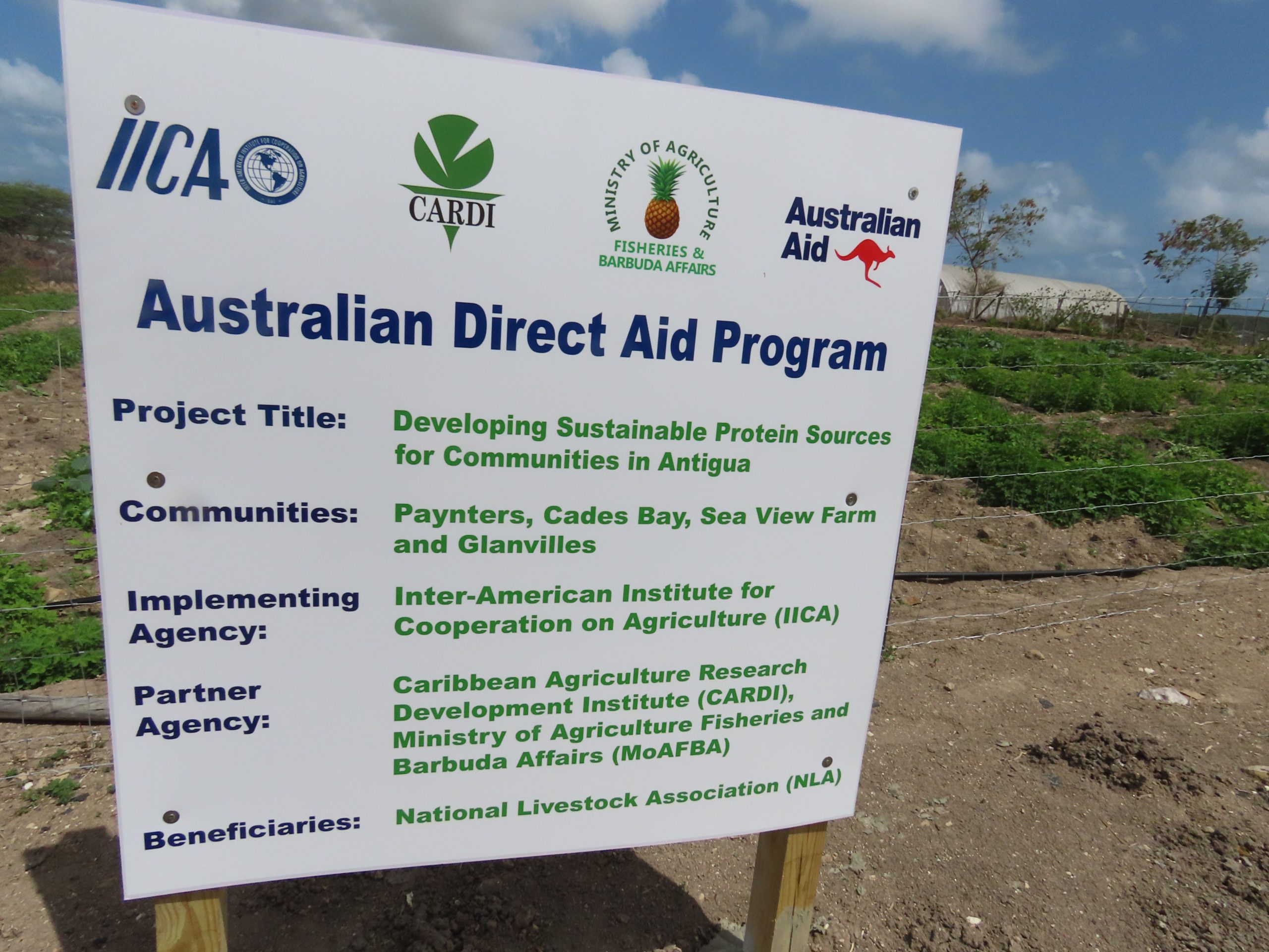 The Forage Project Under The Australian High Commission Direct Aid ...