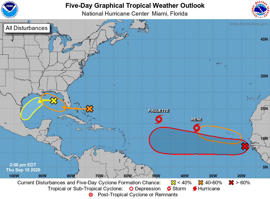 Tropical Disturbance emerging off Africa with a 90% chance of formation ...