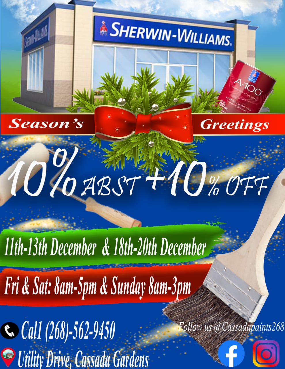10% Off ABST Plus 10% Off At Cassada Paints - Antigua News Room