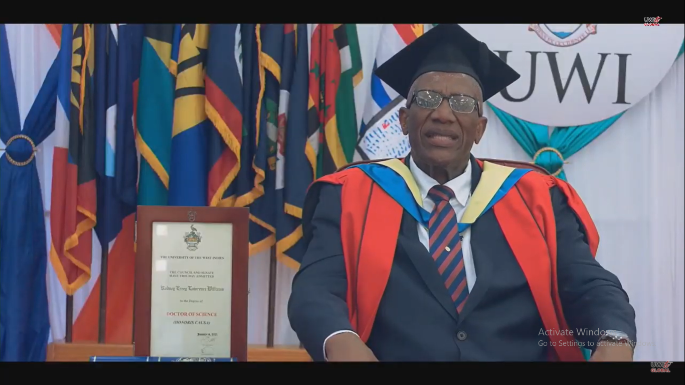 UWI Confers Honorary Doctoral Degree on His Excellency Sir Rodney ...