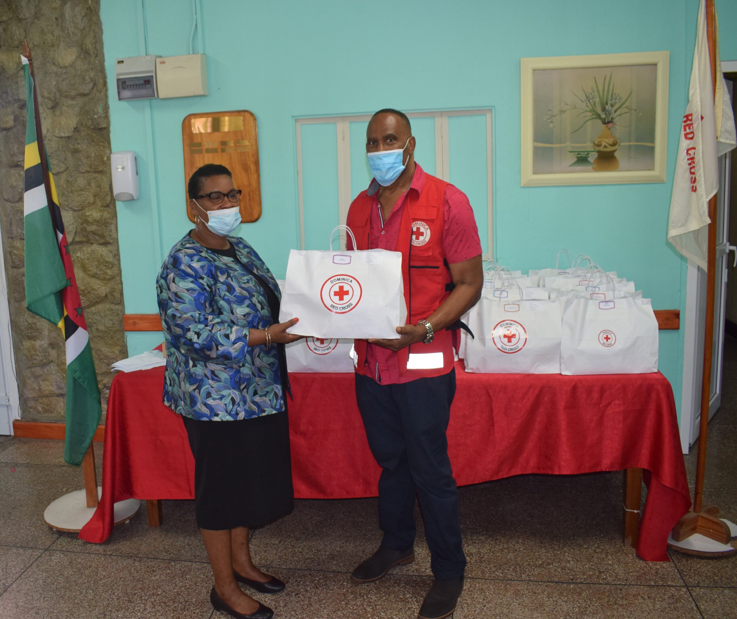 The Dominica Red Cross Donates First Aid Kits and Hygiene Supplies to ...