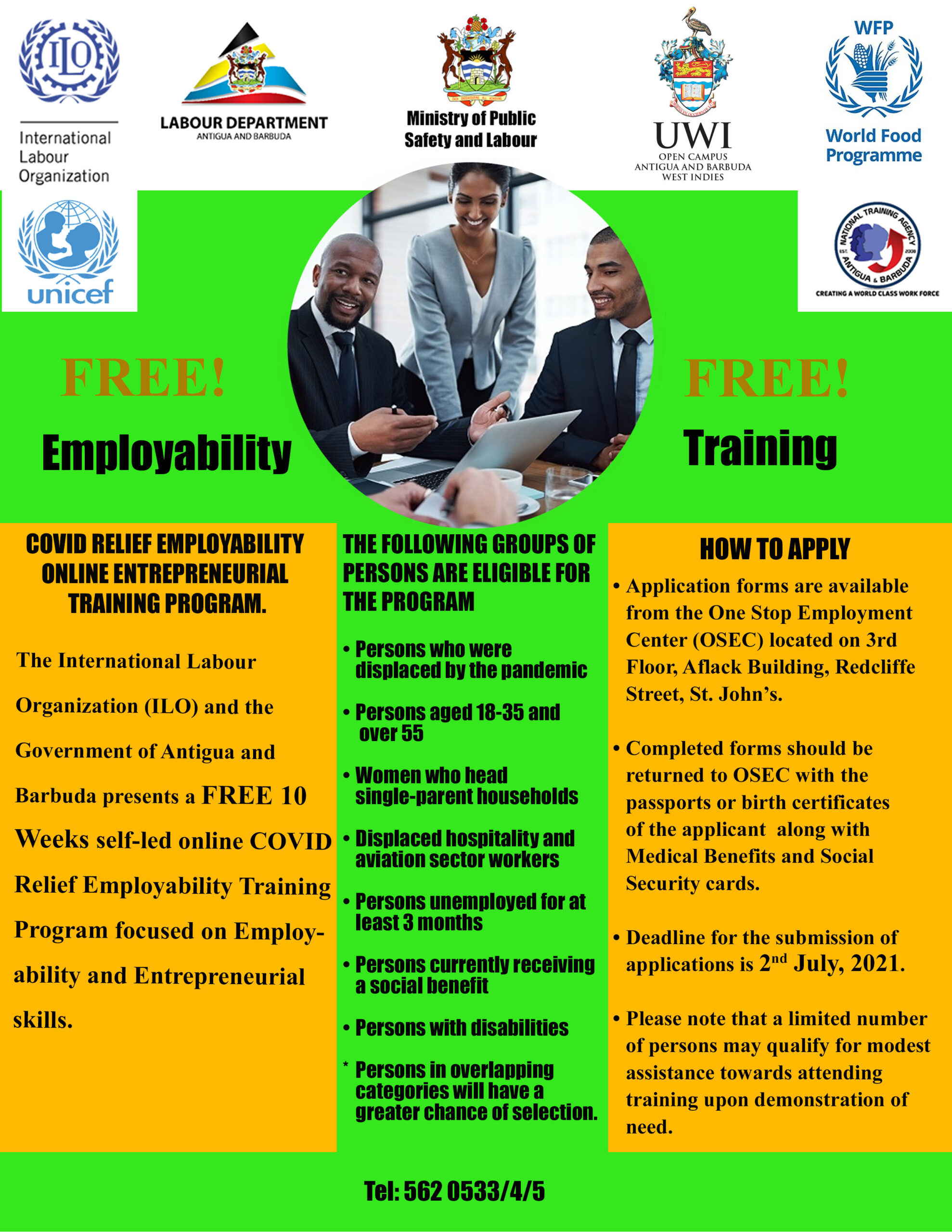 NOTICE: Free Employability/Entrepreneurship Online Training - Antigua ...