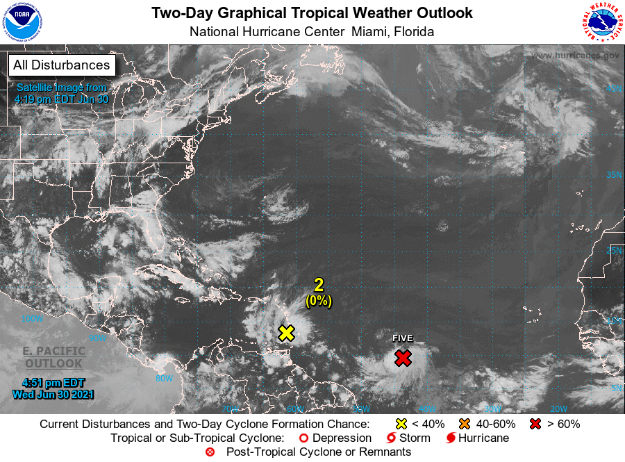 Several Islands in the Caribbean placed under Tropical Storm Watch ...
