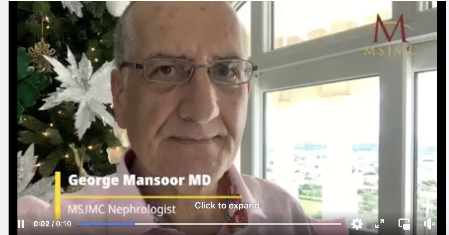 Dr George Mansoor: ‘Our work is difficult and risky yet we plod on ...