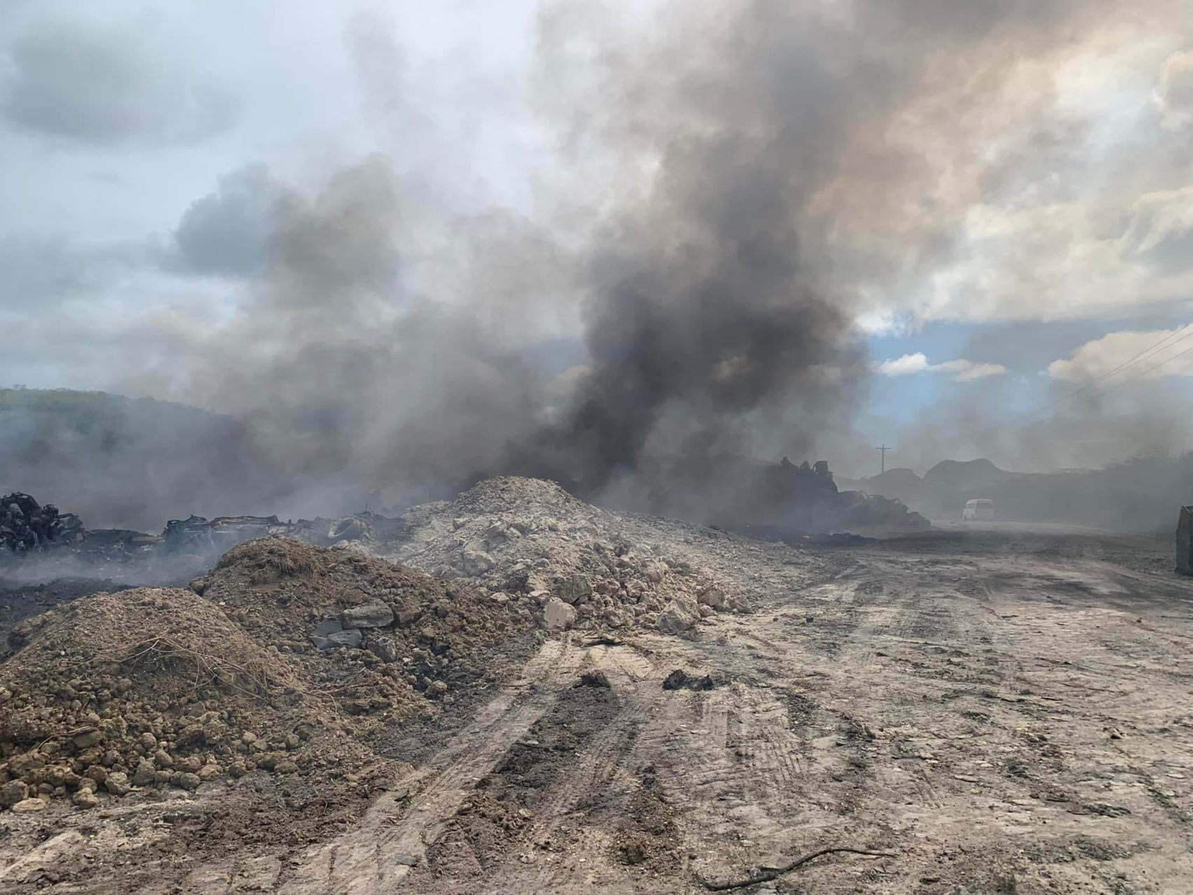 Fire at the Cooks Sanitary Landfill is presently under control ...