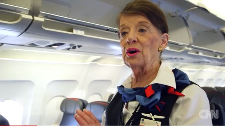 86-year-old woman is longest-serving flight attendant, Guinness says ...