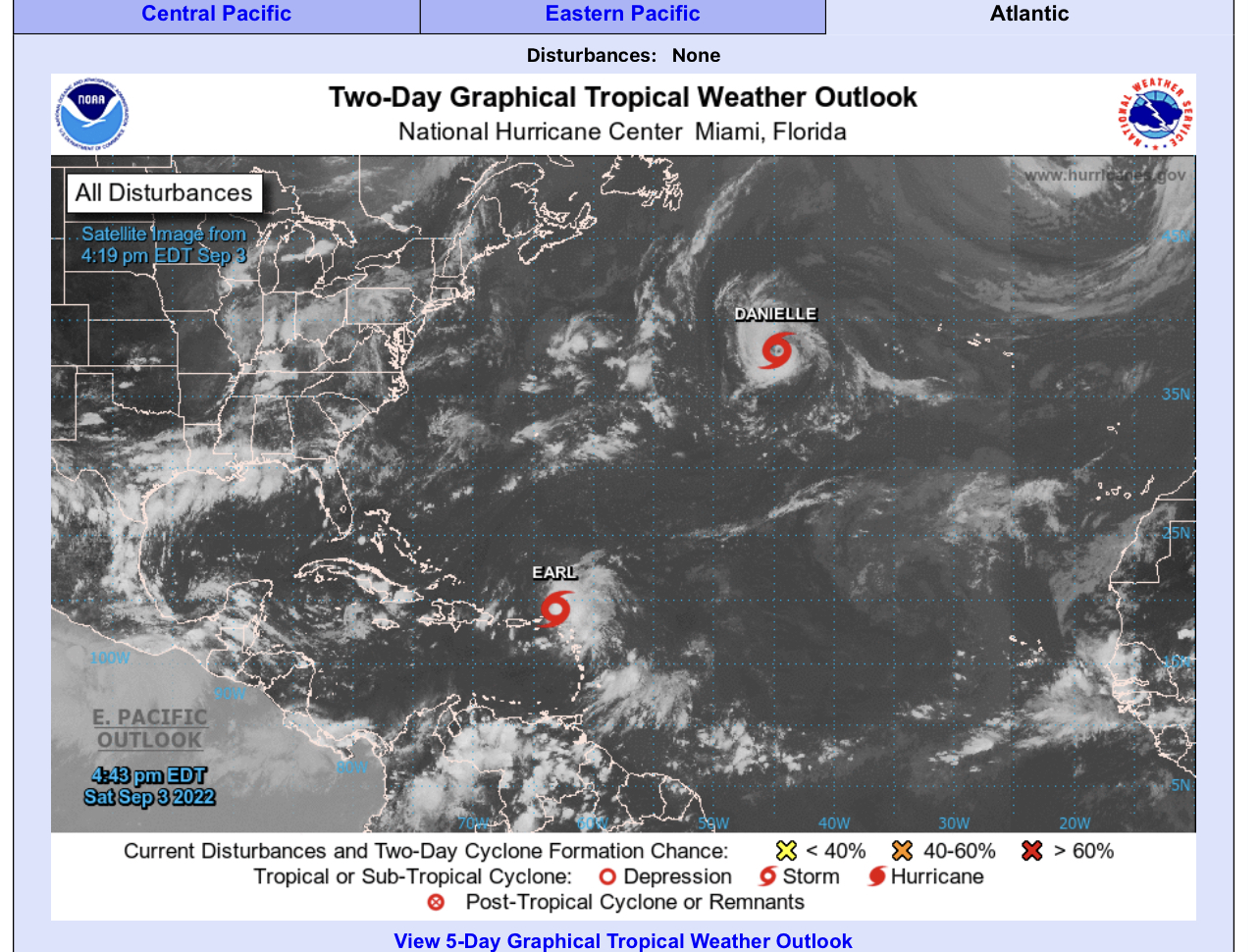 Tropical Storm Earl Strengthens to the North of the Leeward Islands ...