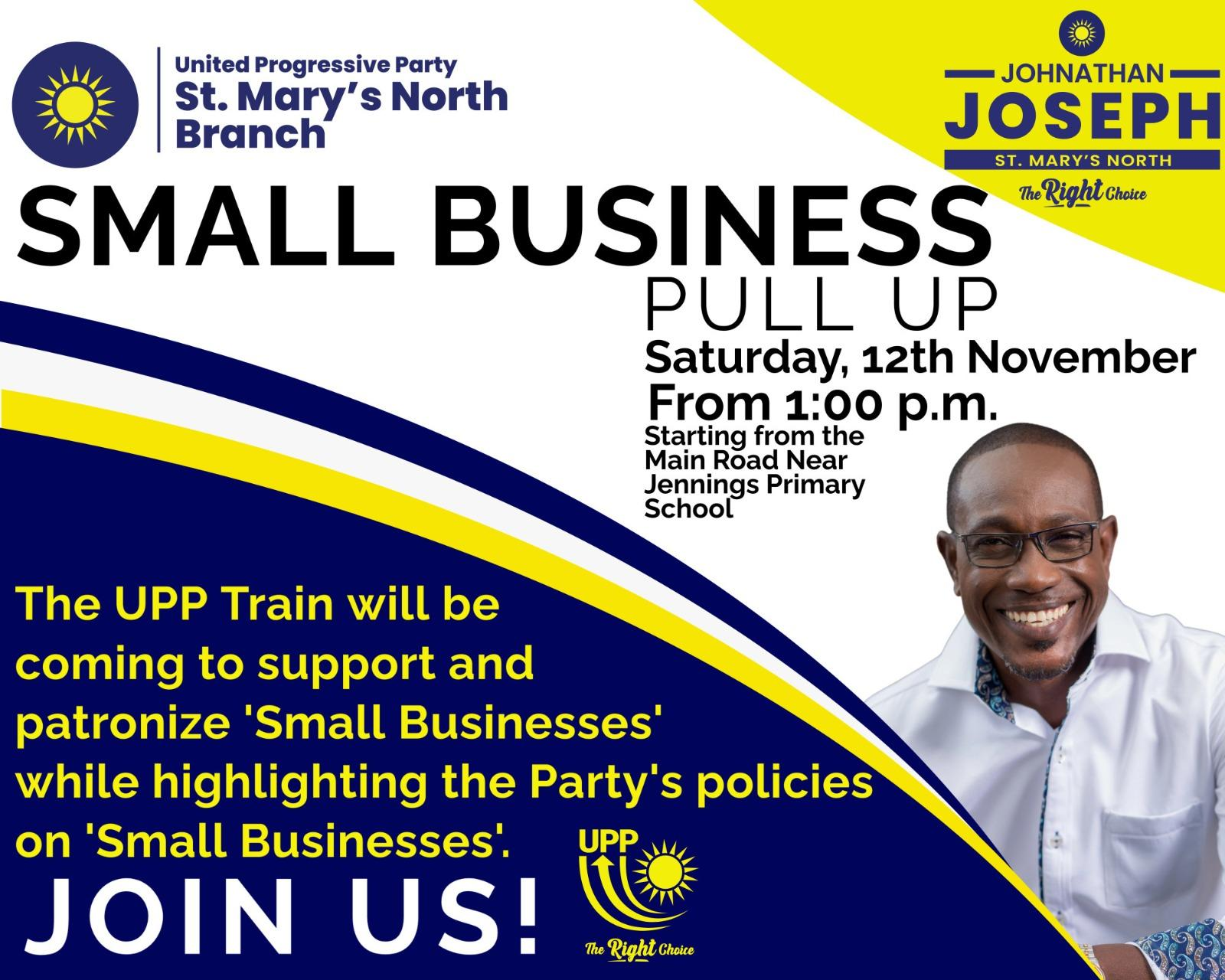 St. Mary’s North is the Next Stop on the UPP ‘Small Business Pull-Up ...