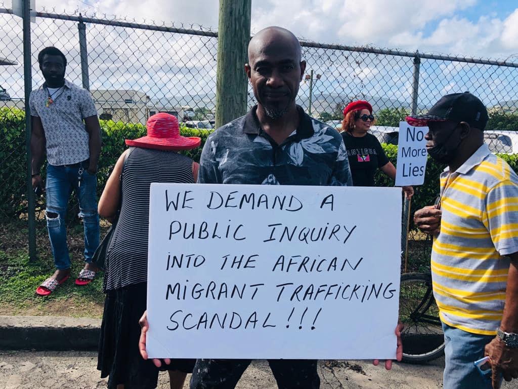 Concerned citizens join members of the United Progressive Party in ...
