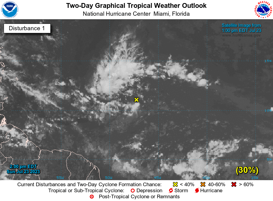 Tropical Disturbance AL95 Poses Little Threat to Leeward Islands and ...