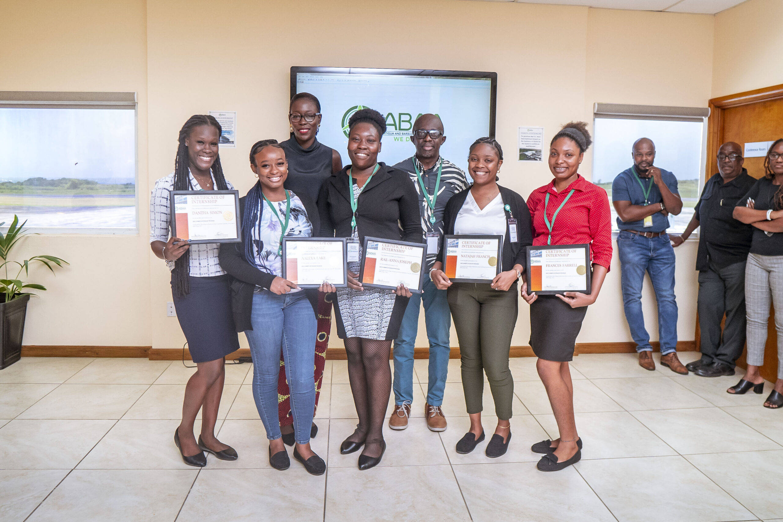 Interns benefit from work experience at the Antigua & Barbuda Airport ...