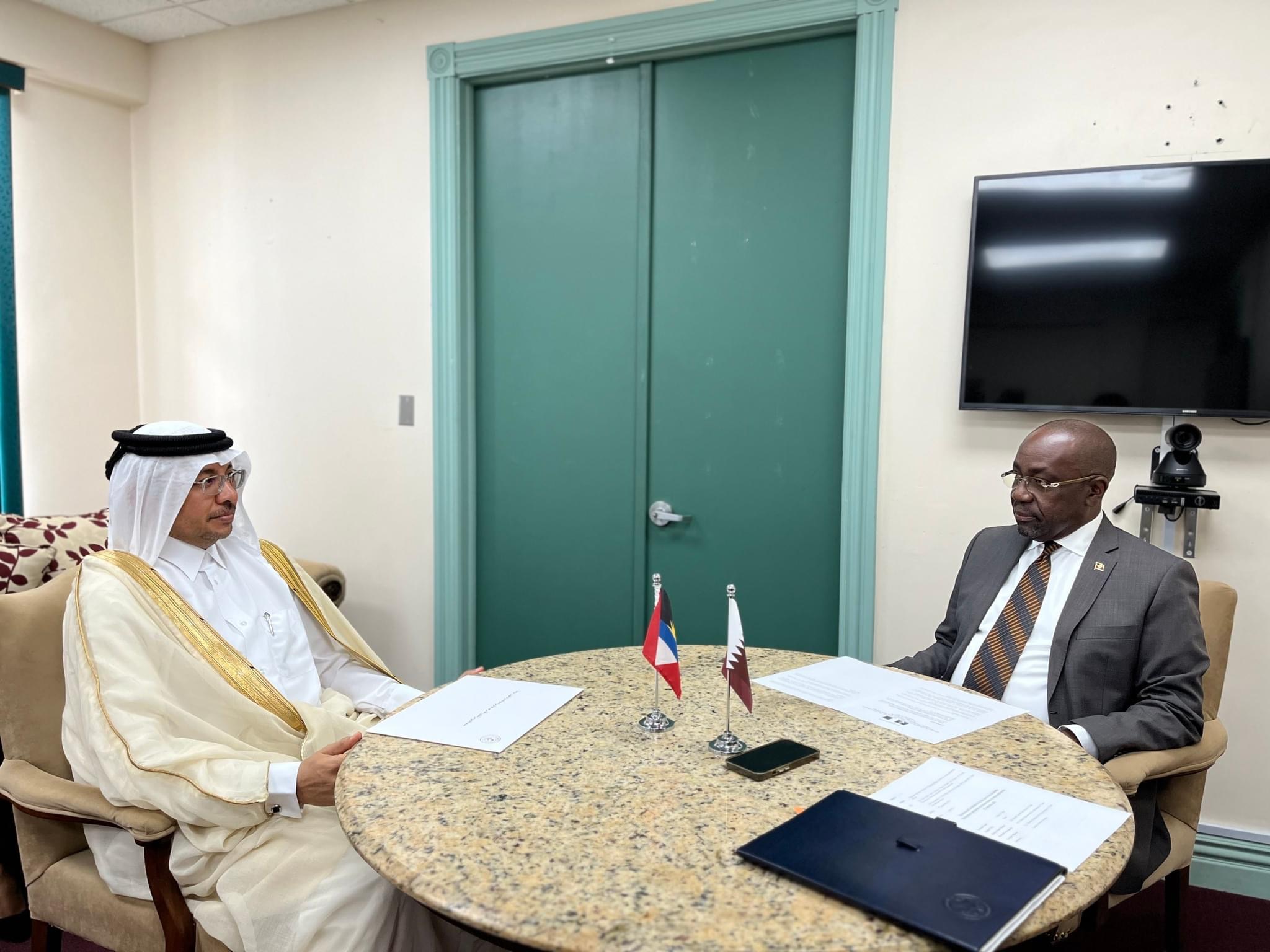 Foreign Minister E.P. Chet Greene Welcomes New Ambassadors to Antigua ...