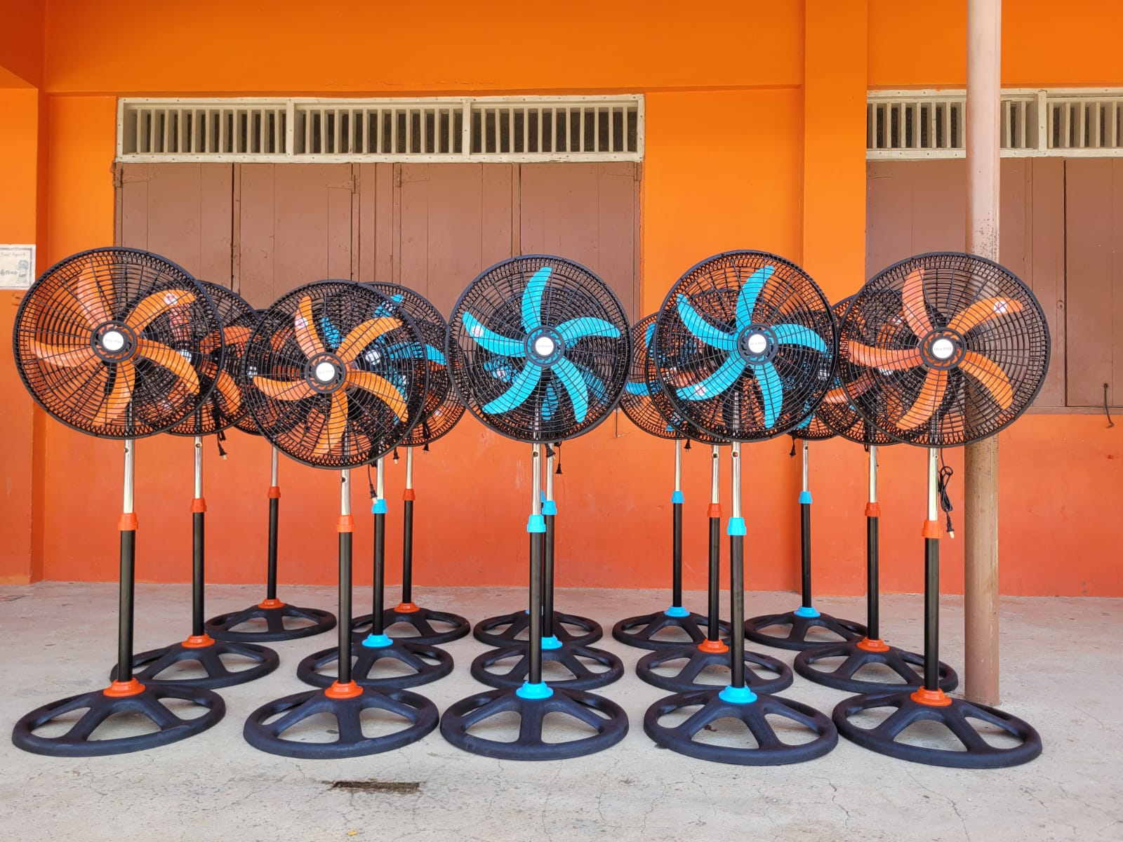 Sons of Solomon Club Donates 15 Standing Fans to Mary E. Pigott Primary ...
