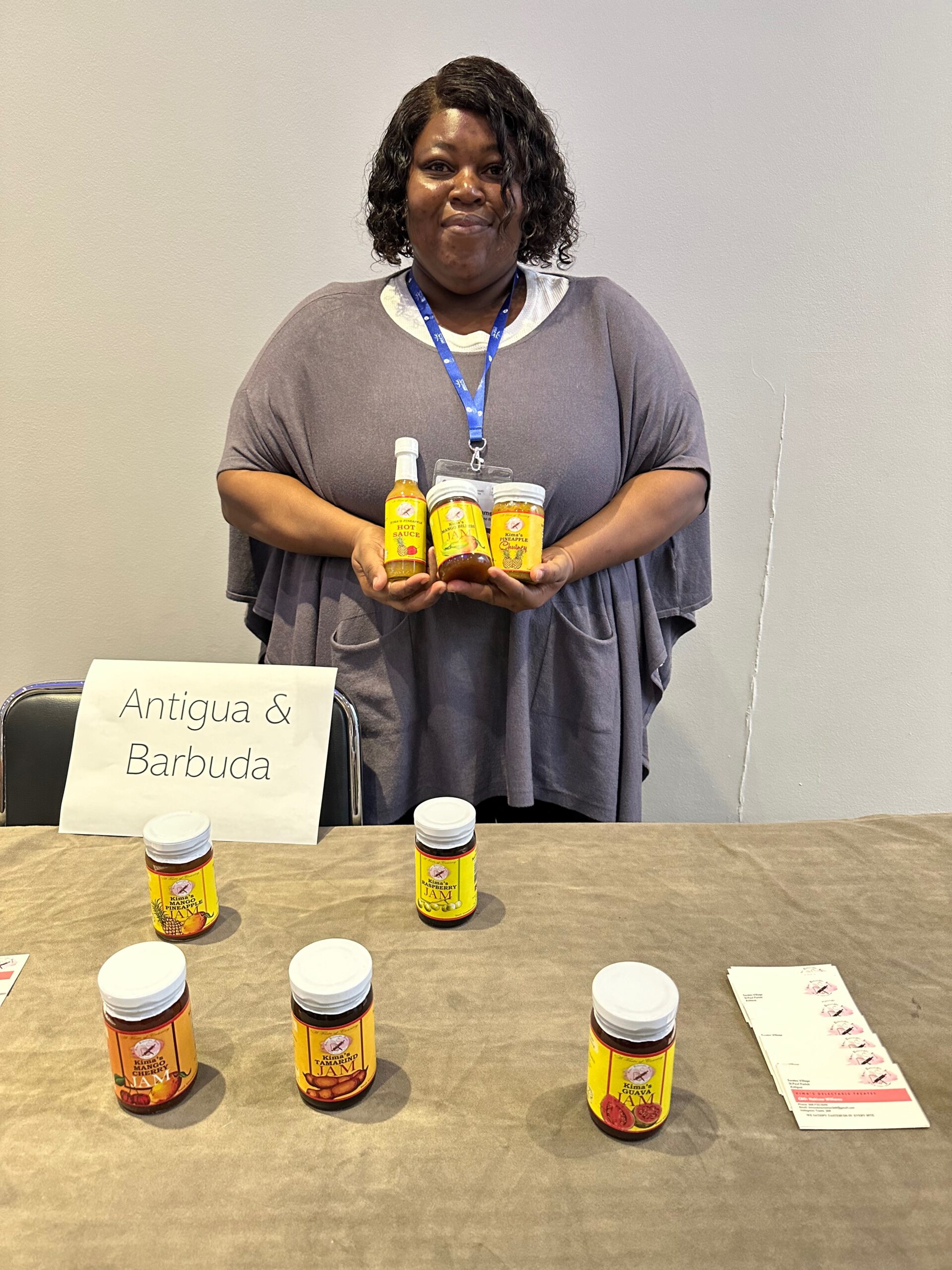 Nakima Williams Showcases Local Products at The UK-Caribbean Trade and ...