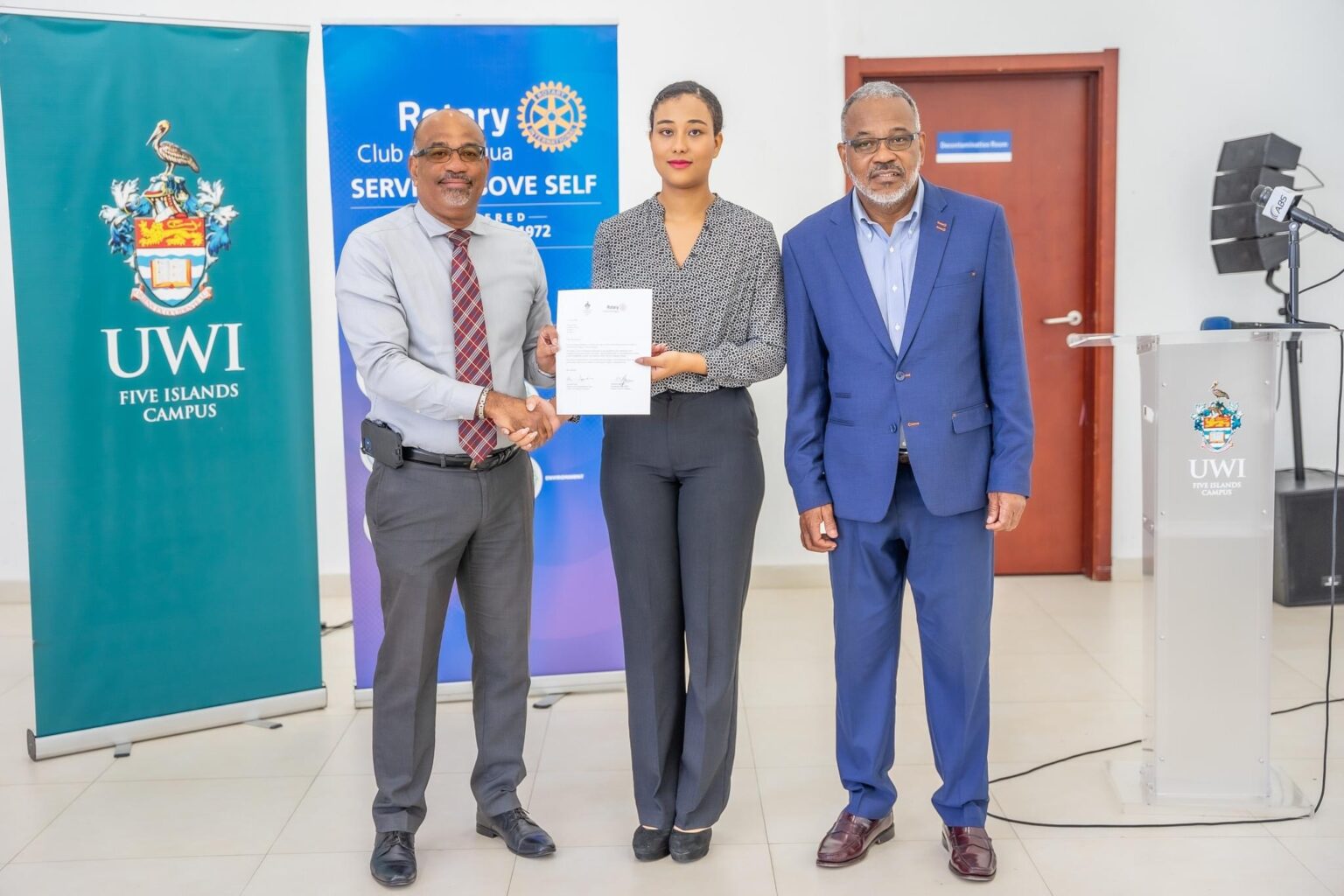 Antigua Rotary Club Awards Bursaries to UWI Five Islands Campus ...