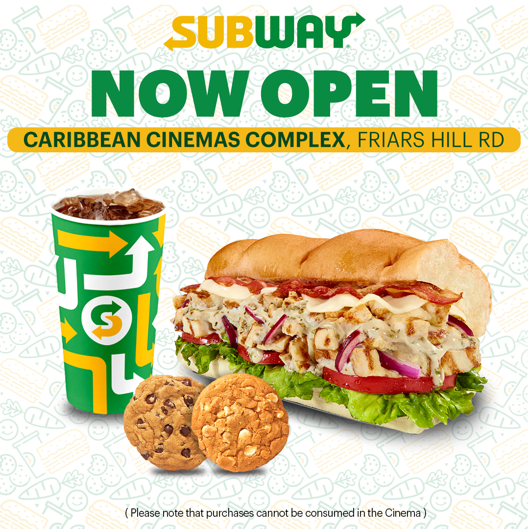 Subway Unveils Exciting New Restaurant at Caribbean Cinemas Complex ...