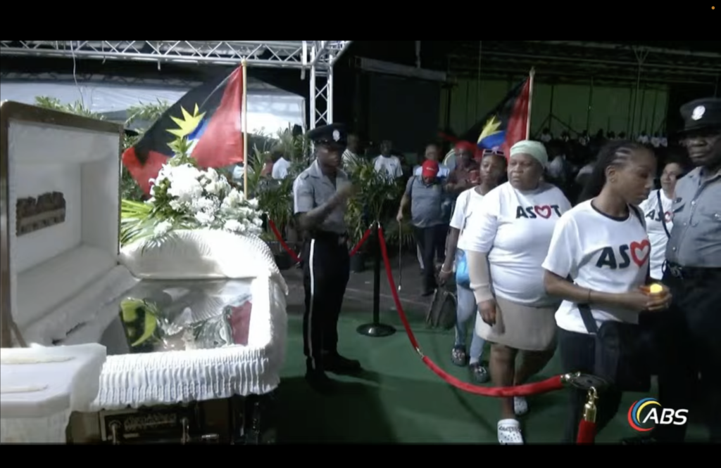 PHOTOS: Thousands of residents view the body of the late Hon. Asot ...